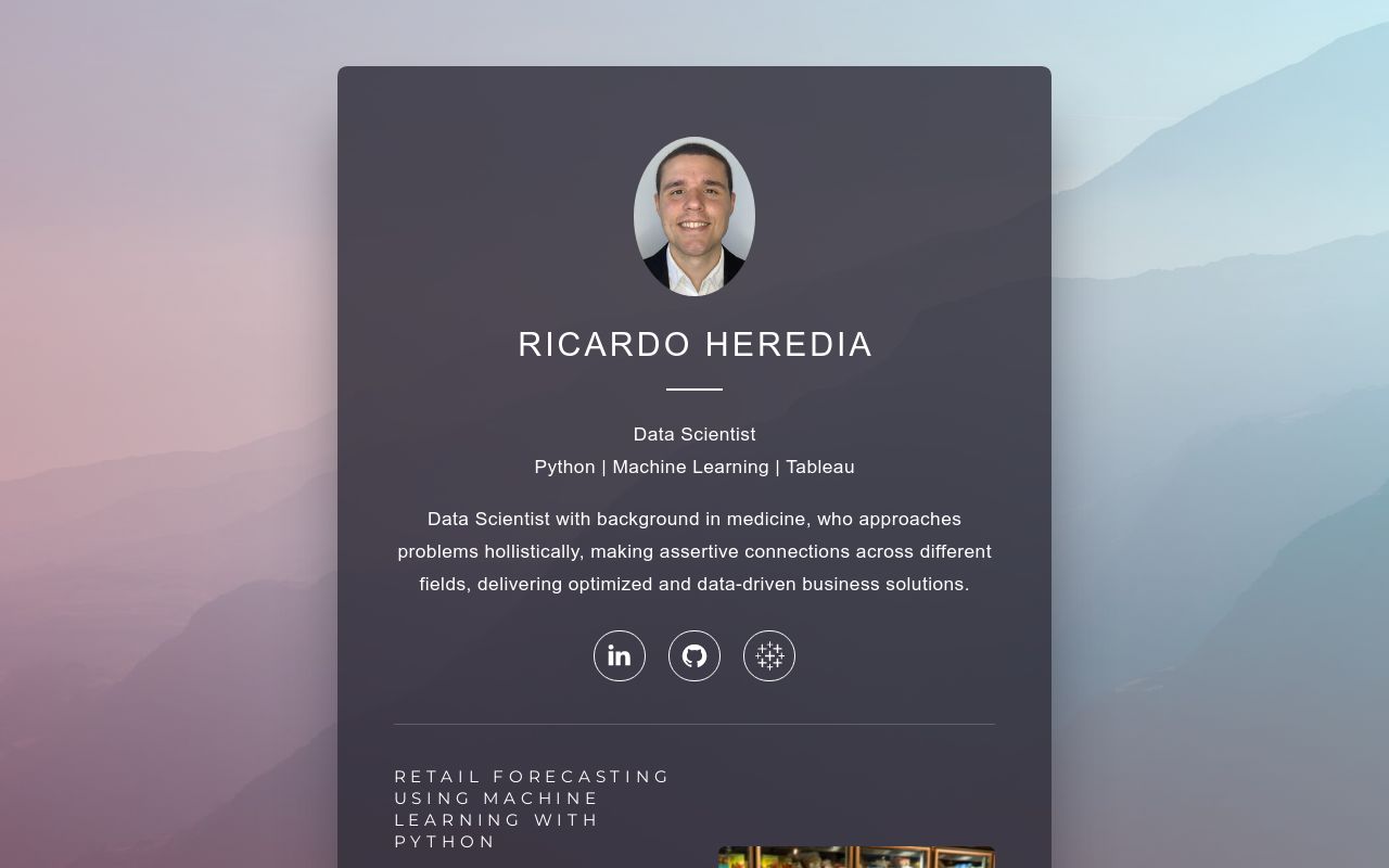 Ricardo Heredia Portfolio